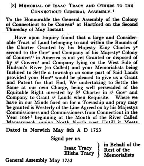 Isaac Tracy b. 1716 | Each life has its place